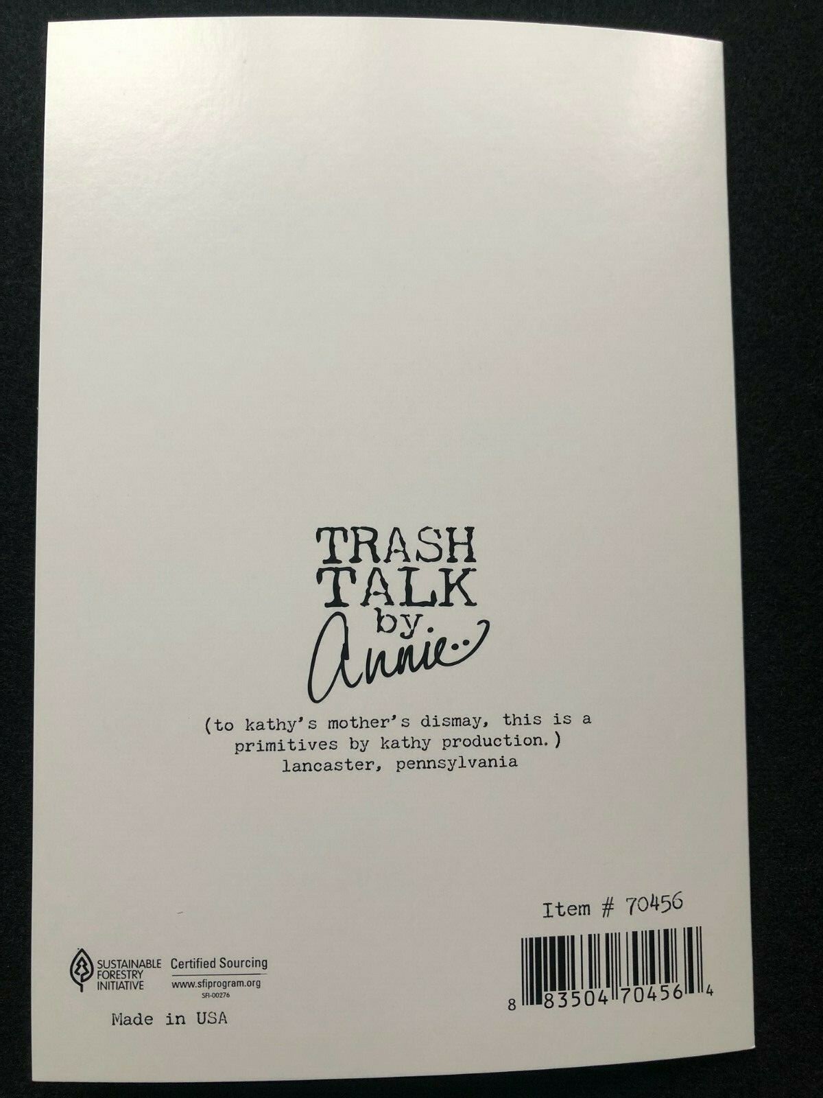 Trash Talk by Annie Greeting Card You're Not A Damsel In Distress... | eBay