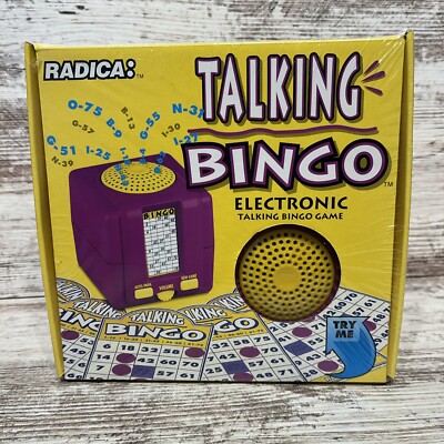 Radica Talking Bingo Electronic Bingo Game Model #1111GBBA Brand New ...