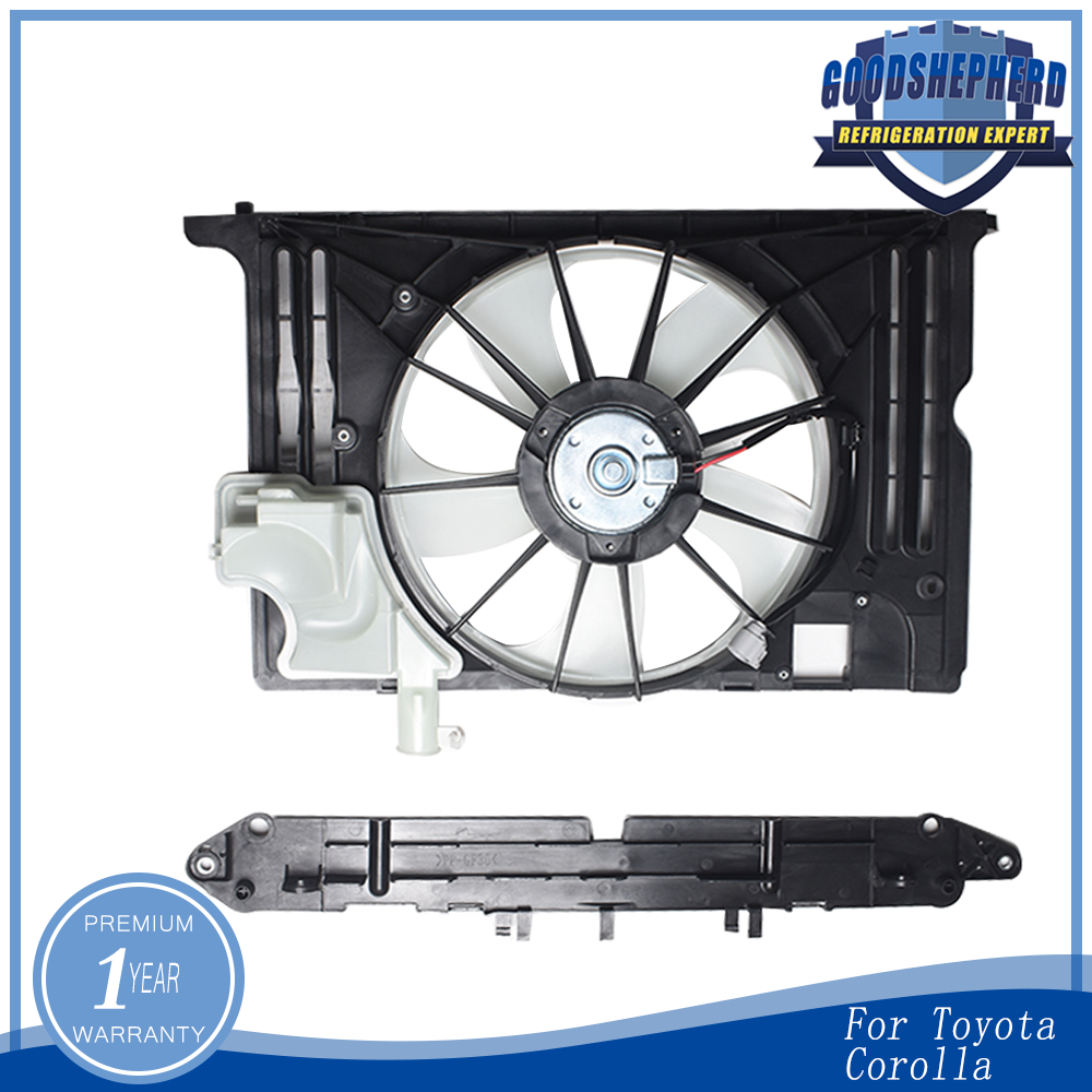 167110T131 Radiator Cooling Fan For 2014-2019 Toyota Corolla 163610T041 ...