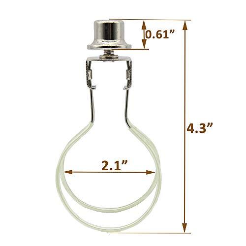 Lamp Shade Holder Lamp Shade Light Bulb Clip Adapter Clip On Lampshade ...