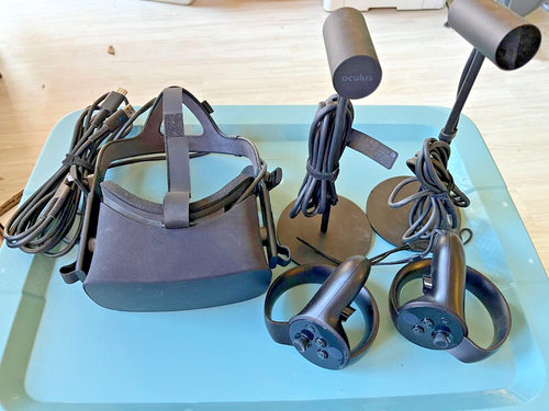 Meta Oculus Rift CV1 VR Virtual Reality Headset System - Black | eBay