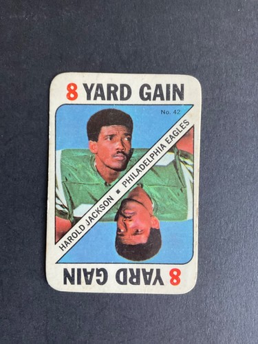 Harold Jackson 1971 Topps Footbal Card Game #42 | eBay