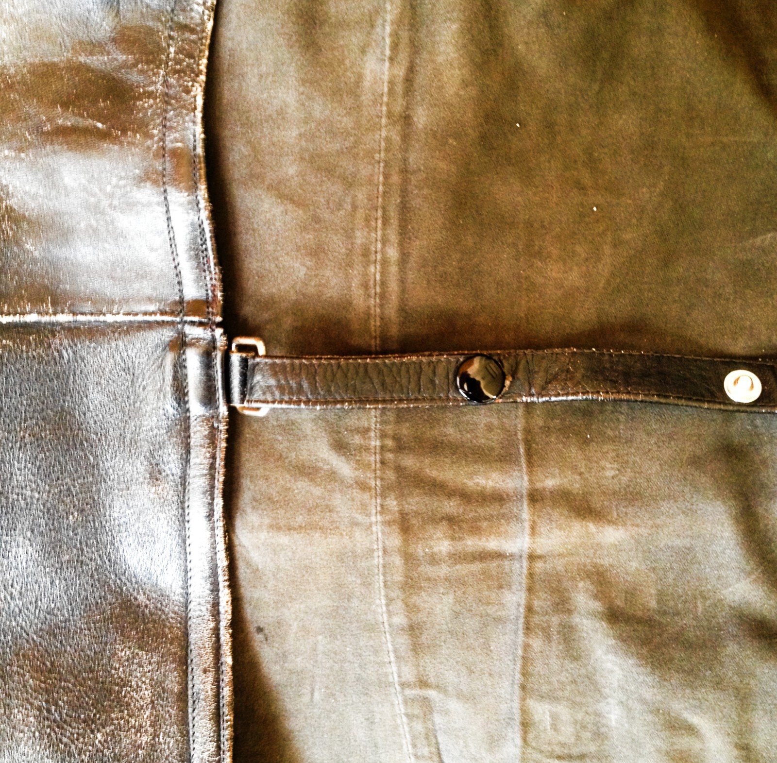 40s WW2 GERMAN LUFTWAFFE Leather Officers Trench Tanker Dispatch WW1 ...