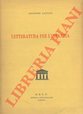 JACUCCI Giuseppe - Letteratura per l'infanzia. (4-97500) | eBay