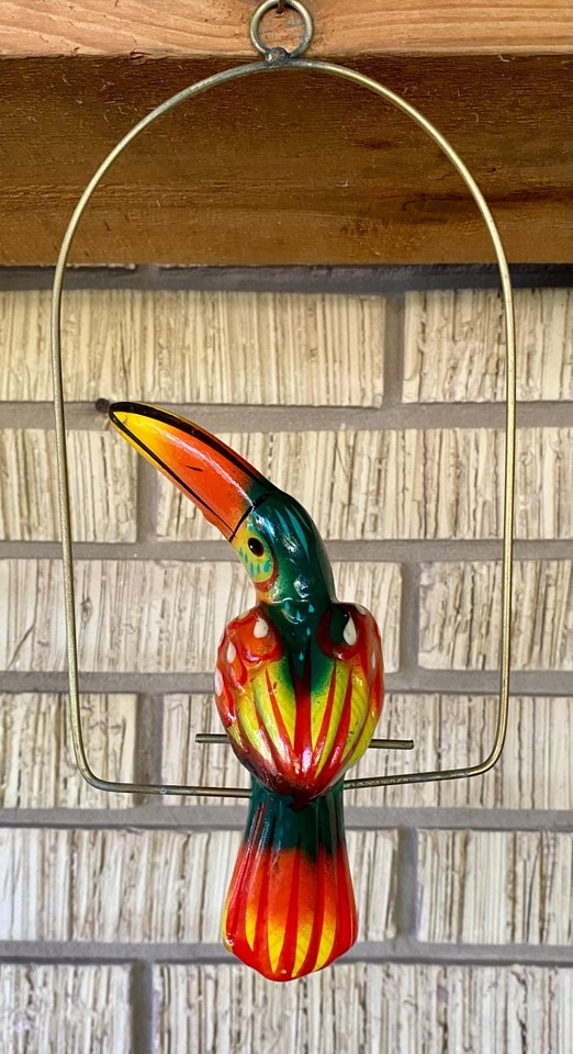 Talavera Bird Handmade Painted Ceramic Parrot Mexican Pottery Hanging ...