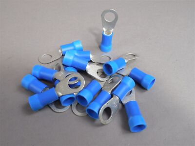200pc Panduit PV6-38R-T Pressure Ring Terminal Connectors Stud 3/8 Wire ...