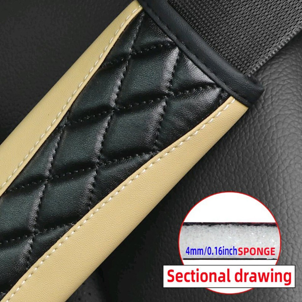 Car Seat Belt Cover Protector Car Safety Belt Shoulder Strap Pad ...