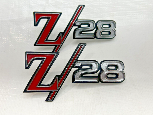 Lot of 9 NOS GM Emblems 1969 Camaro Z28 Fender Header Hood Trunk Panel ...