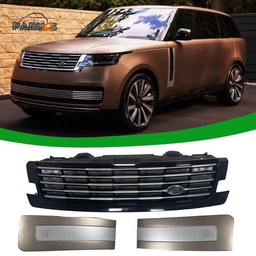 3Pcs Fit for Range Rover SV 2023 2024 Front Grille Side Vent Mesh Trim ...