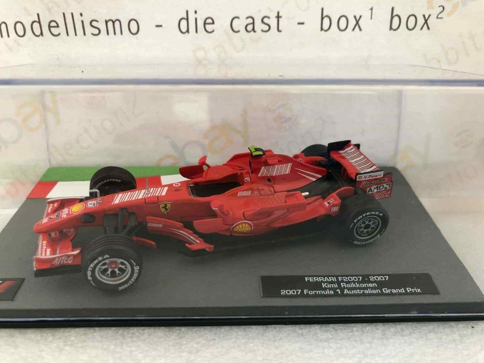 Die Cast Ferrari F2007 - 2007 Kimi Raikkonen Formula 1 Collection 1/43 ...
