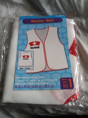 NIP~~Darice Dress Up Nurse Vest - Size 16 x 20 inches Age 3+ | eBay