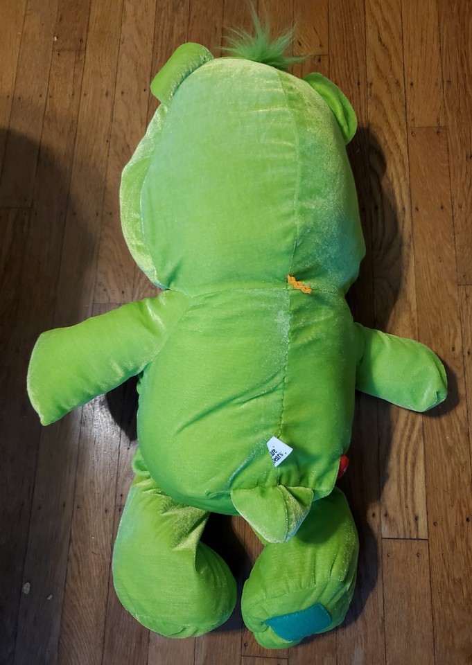 2004 “GOOD LUCK” Care Bear Jumbo 26” Stuffed Plush Green Clover | eBay