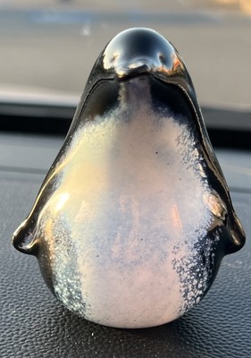 Eileen Gordon Signed Penguin Glass Paperweight - Gordon Studio Art ...