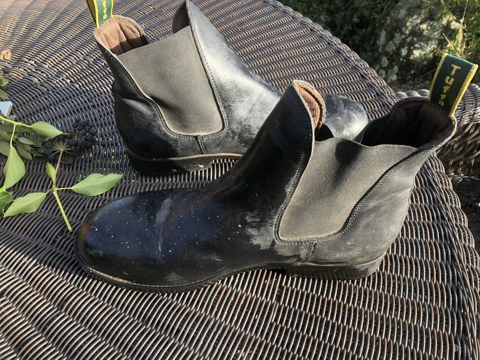 Tuffa Spartan Steel Toe Capped Safety Boots Black Size 10.5 EU 45 | eBay UK