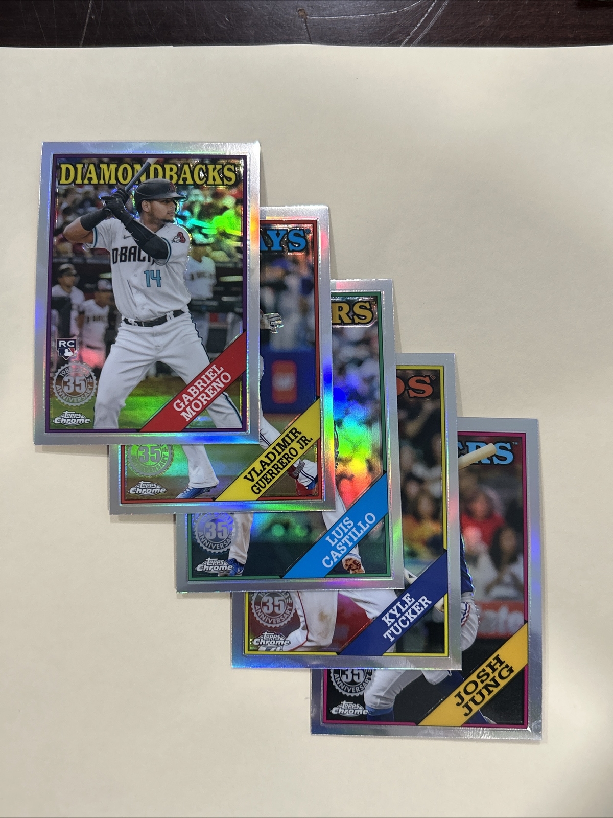 2023 Topps Chrome 35th Anniversary Complete 20-Card Insert Set | eBay