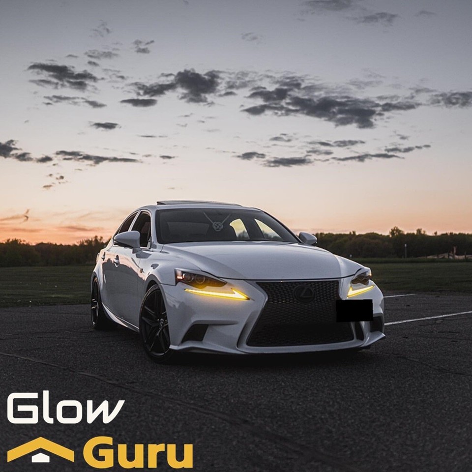 LED RGB DRL for 2013-2016 Lexus IS200t/300 IS250 350 F Daytime Running ...