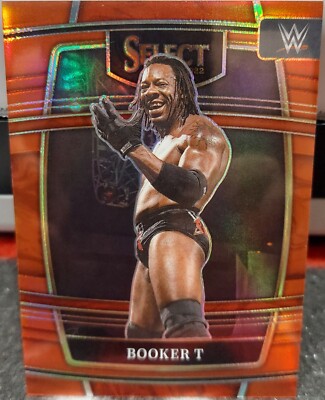 Booker T Red Prizm Parallel /249 Panini WWE 2022 Select Concourse | eBay