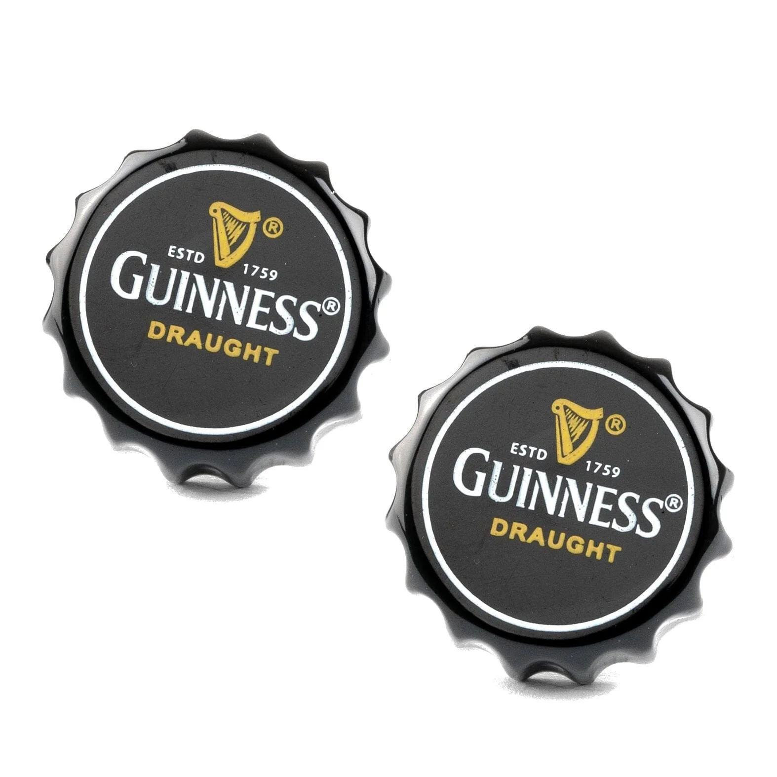 Black Guinness Beer Cap Cufflinks | eBay