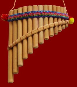 Pan Flute Bamboo 17cm, 13 Tubes, Peru Indian Inca Music, Indio Fancy ...