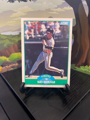 1989 Score Sid Bream #48 Baseball Card | eBay