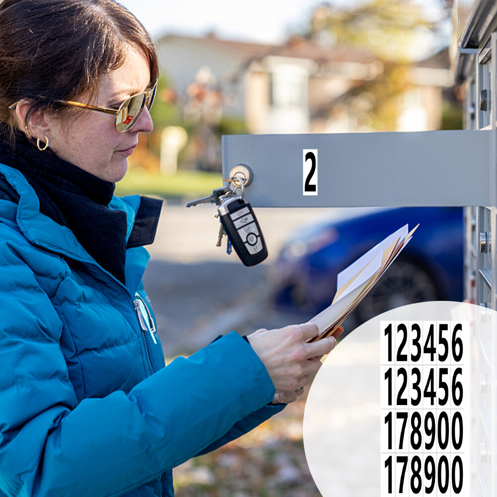 5 Sheets/120pcs Anti Fade Car 0-9 Truck SelfNumber Sticker Business | eBay