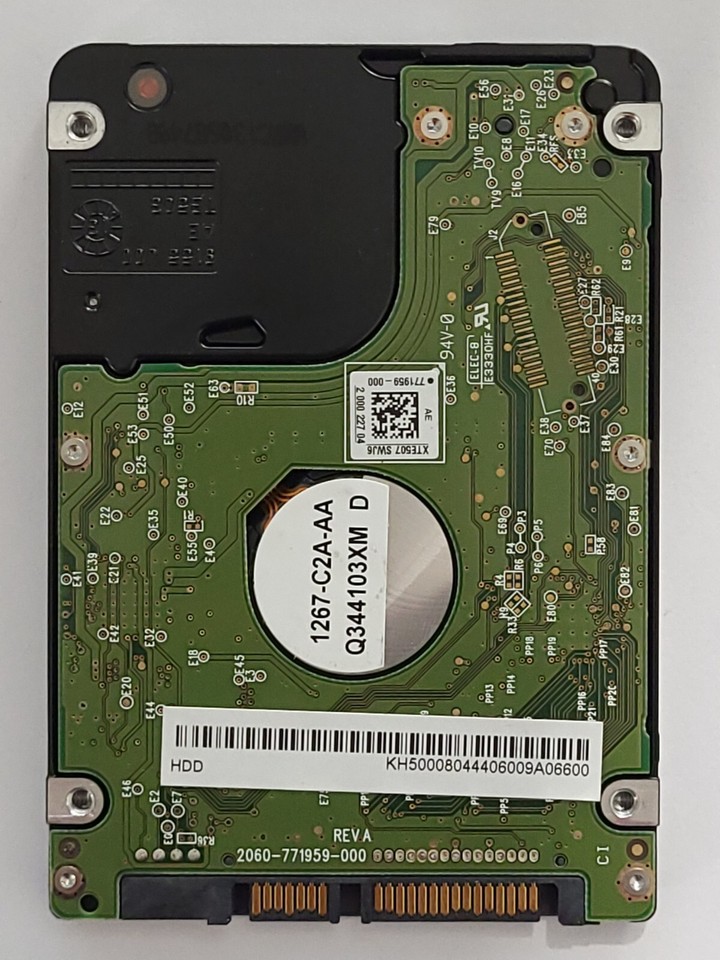 WD5000LPVX-22V0TT0, DCM: DAKTJVBB, JAN 2014, Western Digital 500Gb 2.5 ...