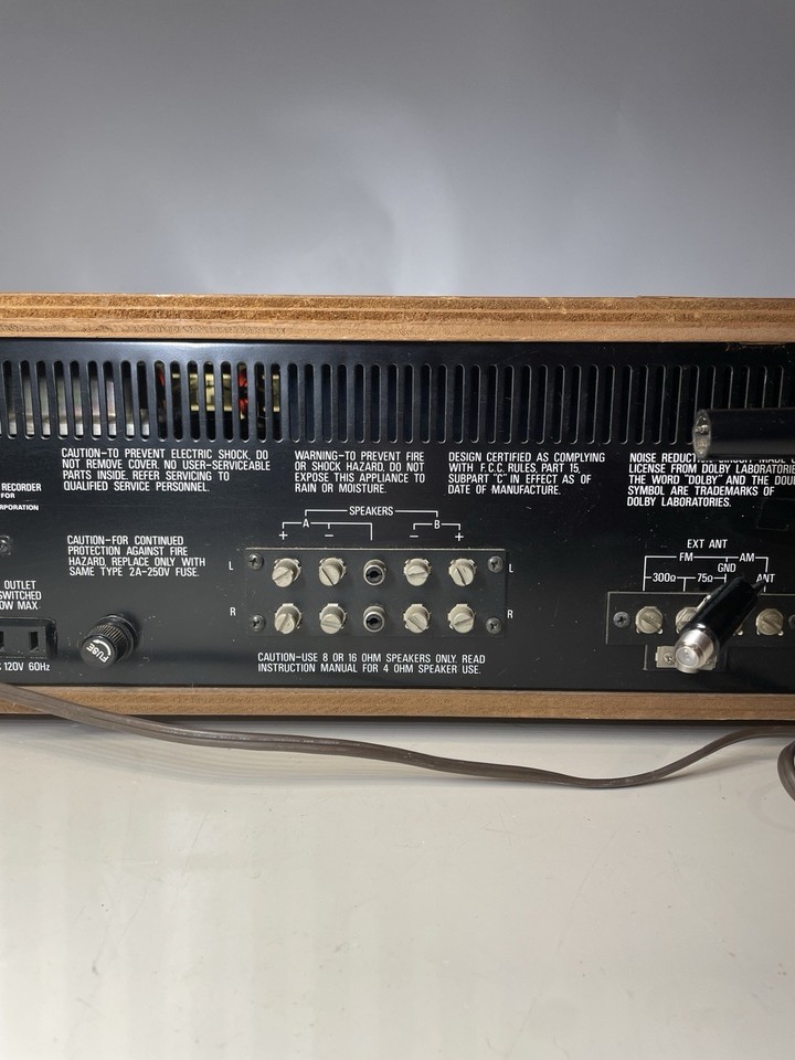 Realistic Scr-1800 Stereo Hi-Fi Receiver/Recorder -Cassette Deck Broke ...