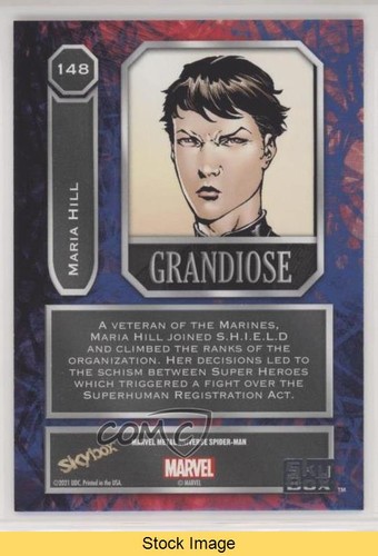 2022 Marvel Metal Universe Spider-Man High Series Grandiose Maria Hill ...