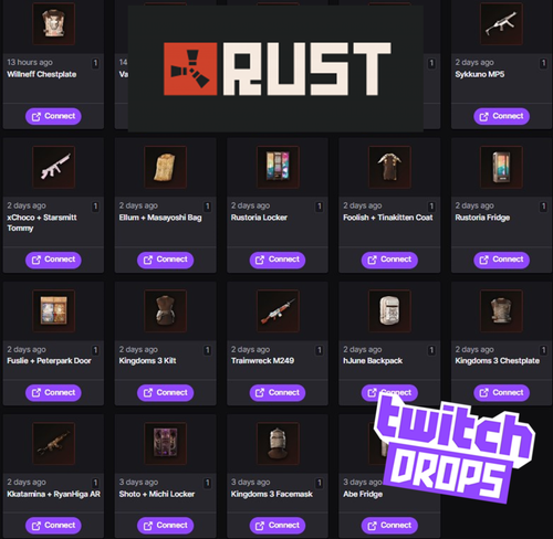 Rust Twitch Drops - Round 43 - ALL 21/21 Items/Skins | eBay