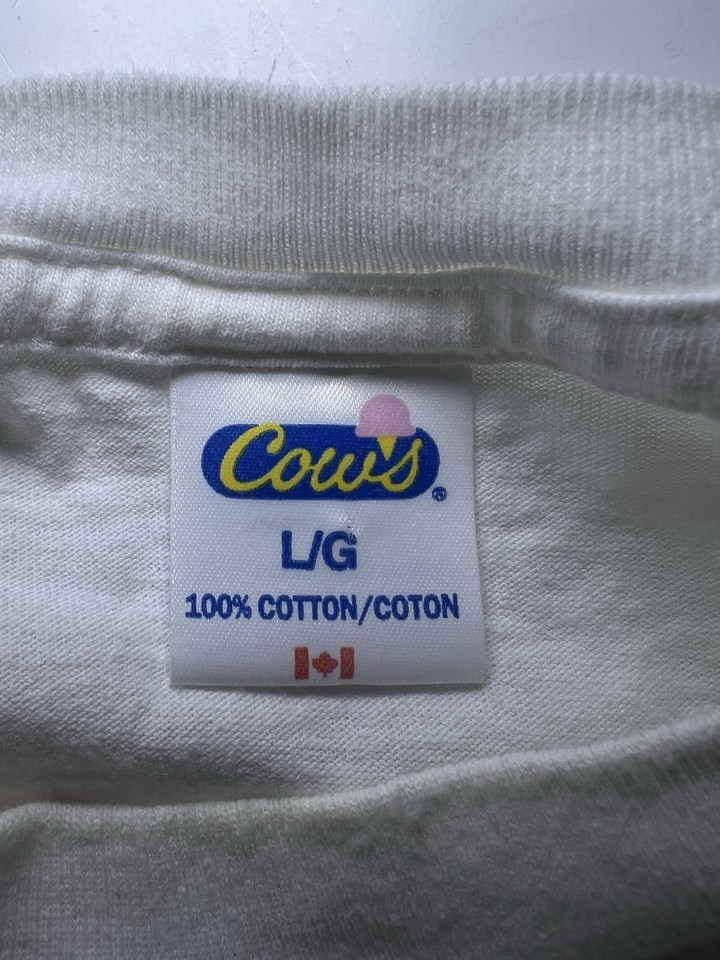 Vintage 90s Ice Cream Shop Cows Parody Vancouver Canada T-shirt Sz ...