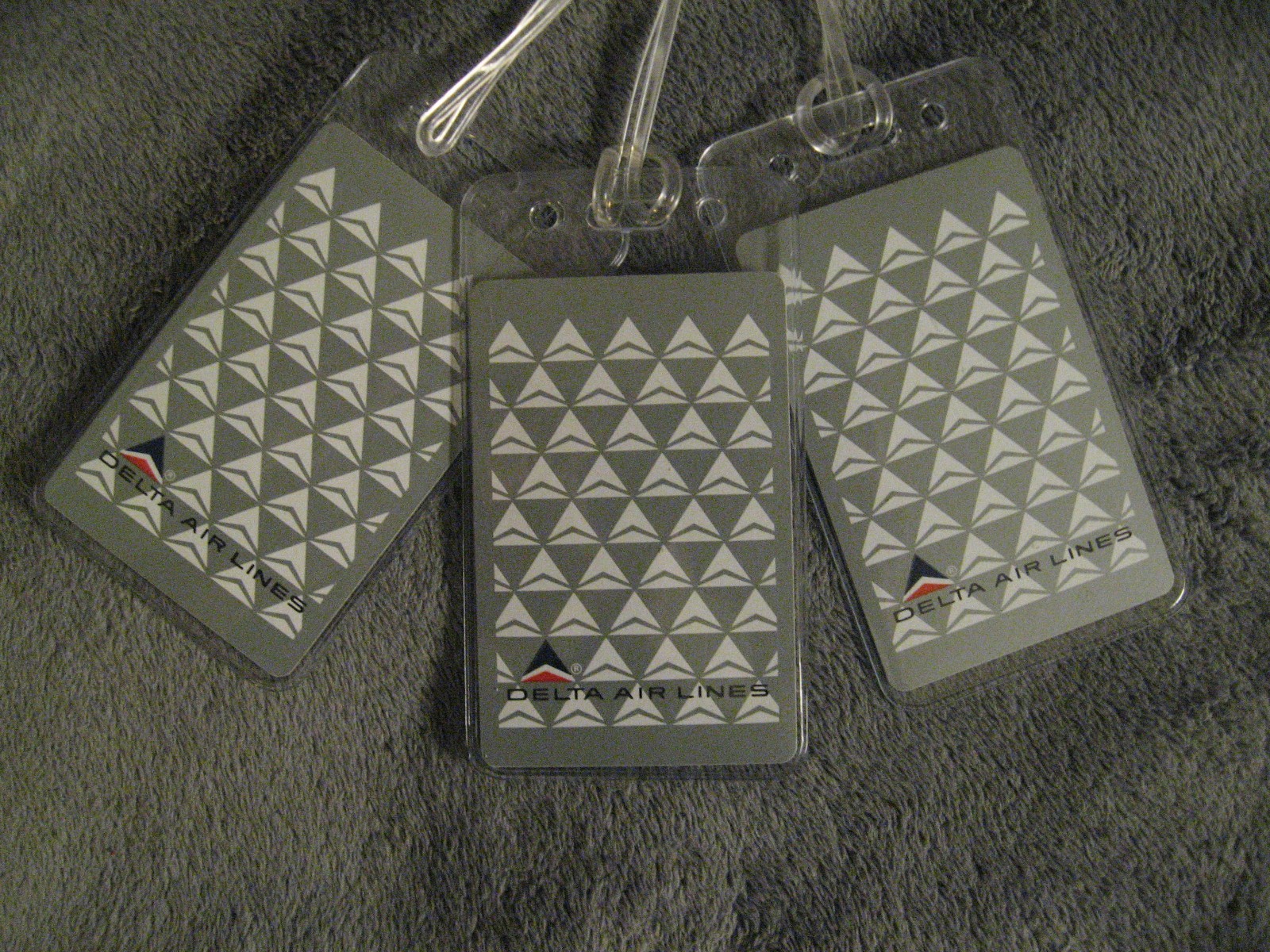 Delta Airlines DL Airplane Logo Vintage Playing Card Luggage Name Tag ...