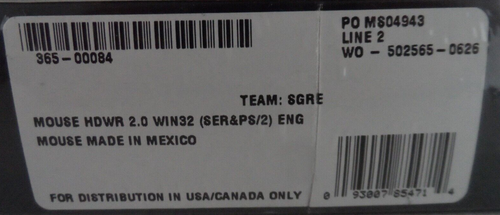 Vintage 90s Serial Original Microsoft Mouse Windows 95 Dos for sale ...