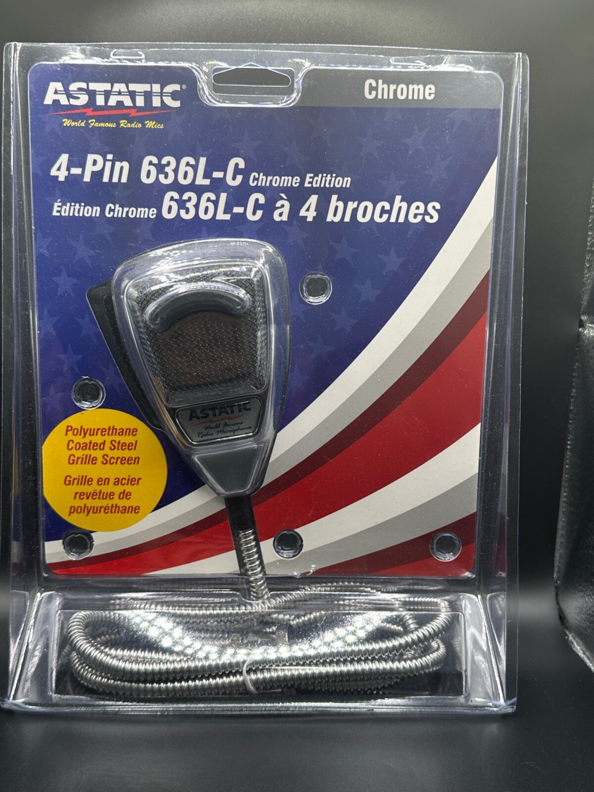 Astatic 636L-C 4 Pin Noise Canceling Microphone for sale online | eBay