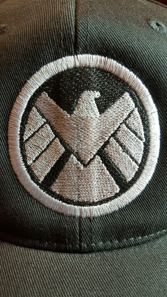 MARVEL SHIELD LOGO CAP - Black Adjustable Hat - The Hero Experience ...