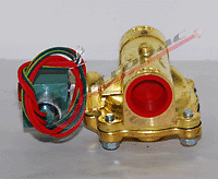 Asco 8210G004 1" Brass General Purpose Solenoid Valve, 2-Way, 24/60V AC ...