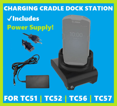Zebra CRD-TC51-1SCU1-01 Charger Cradle for TC51, TC52, TC56, TC57 ...