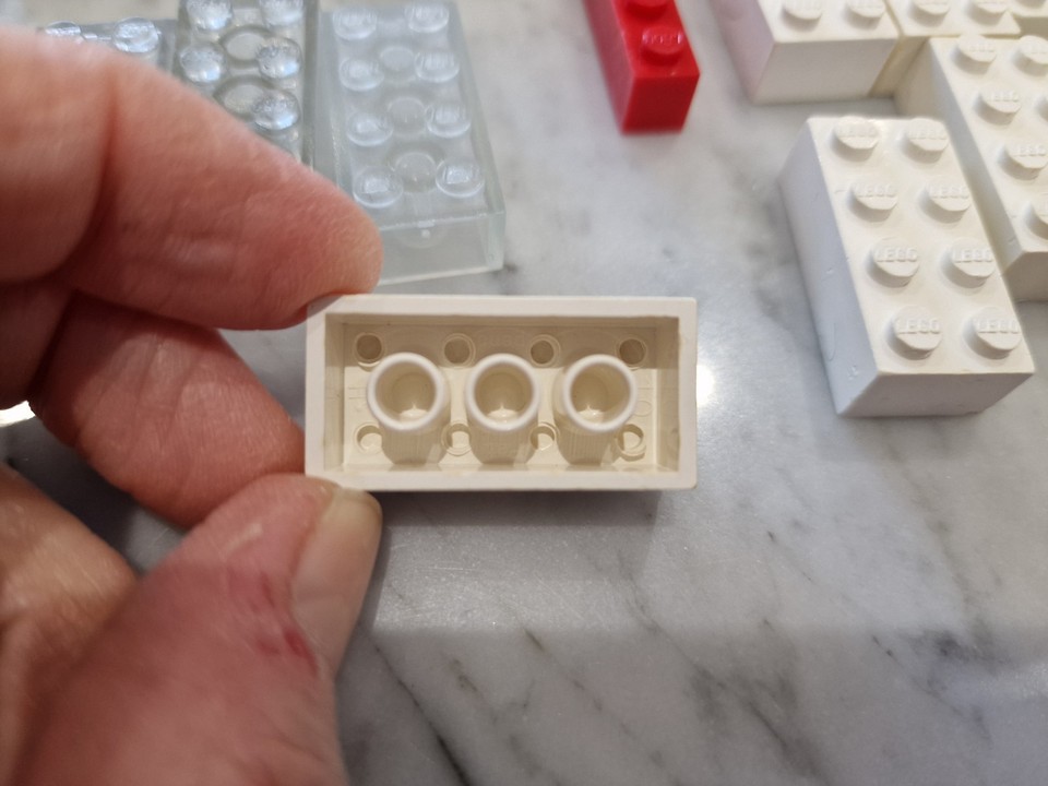 Vintage Red Pat Pend LEGO Bricks + white &yellow Bundle 1960s. 100% ...