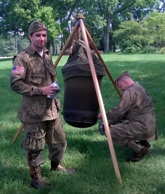 NEW USGI Canvas Water Bag 36 gallon Military Surplus Lister Bag NEW in ...