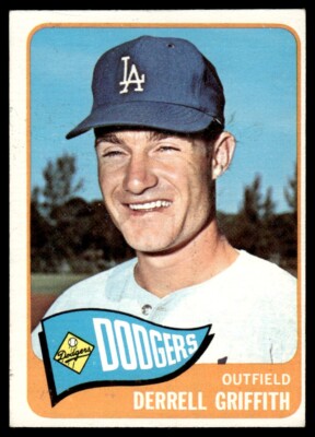 1965 Topps Derrell Griffith RC Los Angeles Dodgers #112 | eBay