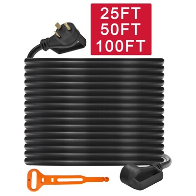 30 Amp 25/50/100 FT RV Extension Cord Waterproof Outdoor Power Cord STW ...