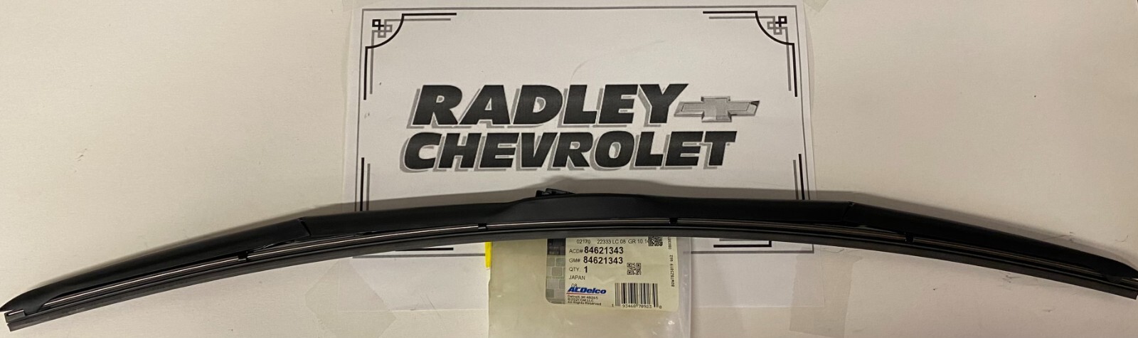 NEW GM OEM 10-19 LACROSSE WIPER WASHER COMPONENTS- WIPER BLADE LEFT GMC ...