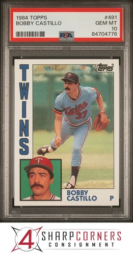 1984 TOPPS #491 BOBBY CASTILLO TWINS PSA 10 | eBay
