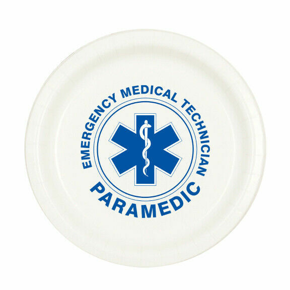 Paramedic Dessert Plates Birthday Party Supplies First Responders for ...
