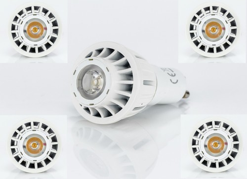 5er Set LED GU10 230V 6W Warm White Dimmable Lamp Lighting Replacement ...