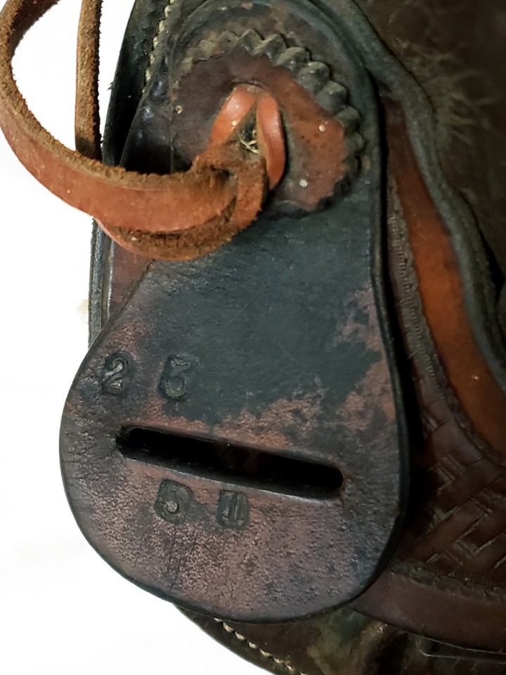 Vintage JC Higgins 15" Western Bear Trap Saddle Ranch Trail Riding 23 ...