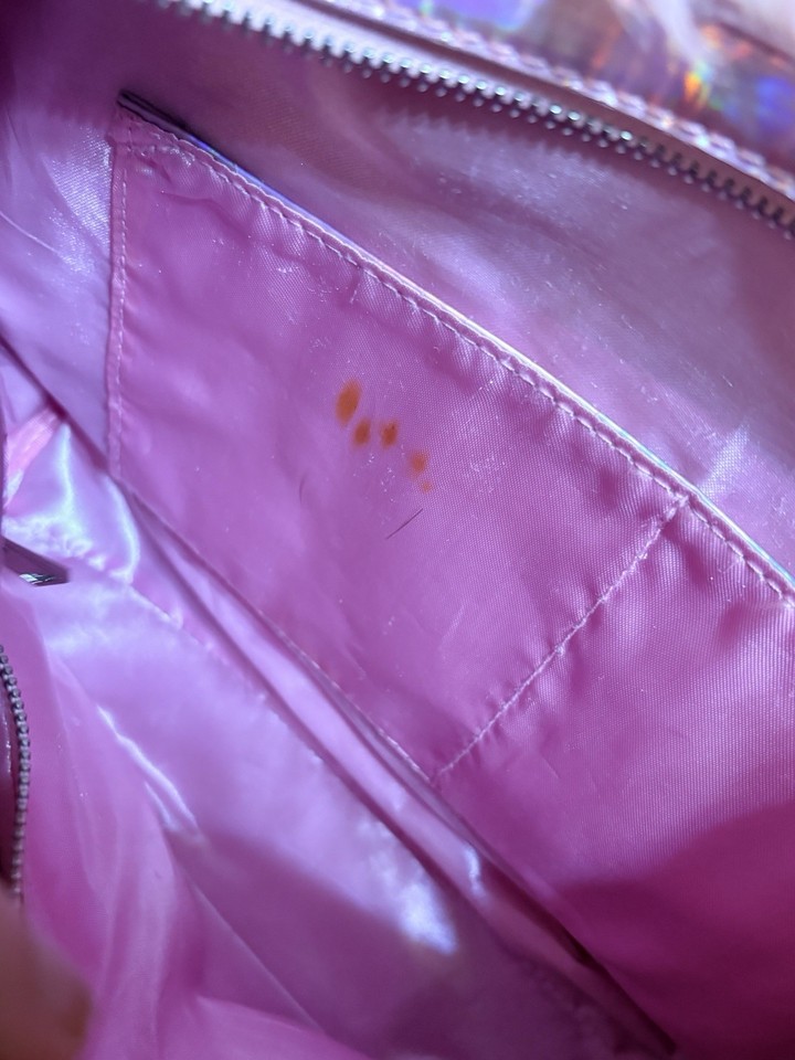 Dolls Kill Sugar Thrillz Pink Holographic Faux Fur Weekender Bag | eBay