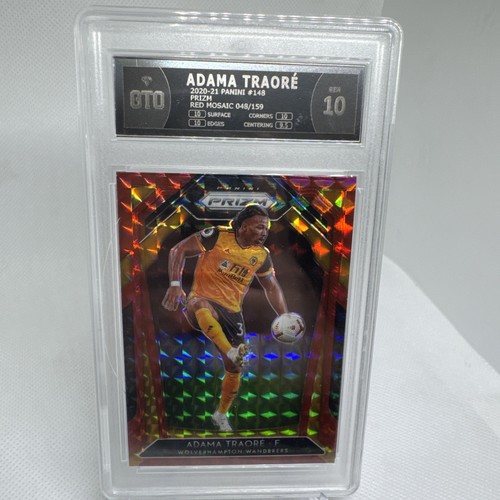 2020-21 Panini Prizm Premier League Adama Traore Red Mosaic /159 GTO ...