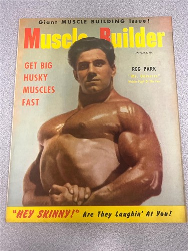MUSCLE BUILDER bodybuilding fitness magazine REG PARK 1-54 | eBay