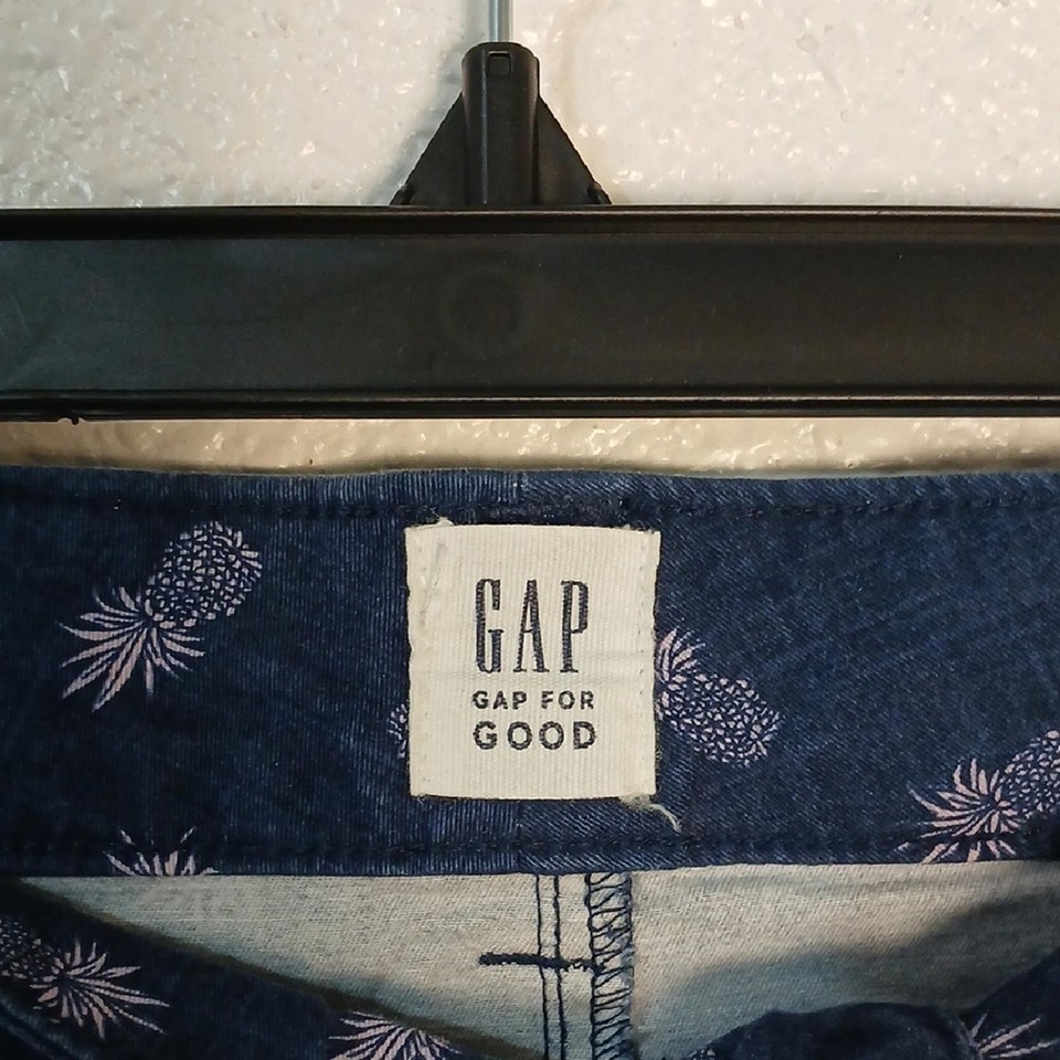 GAP Navy Pineapple Print Shorts | eBay