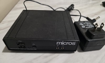 Micros DT166 Restaurant Display Controller 700876-210 w/ Power Supply ...